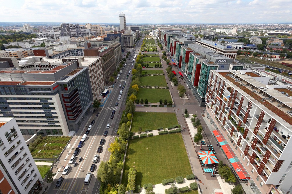 Photo aérienne dans les Hauts de Seine
